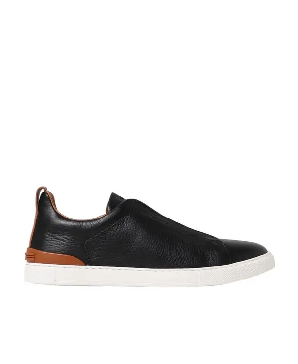 Zegna Round Head Low-cut Casual Sneakers