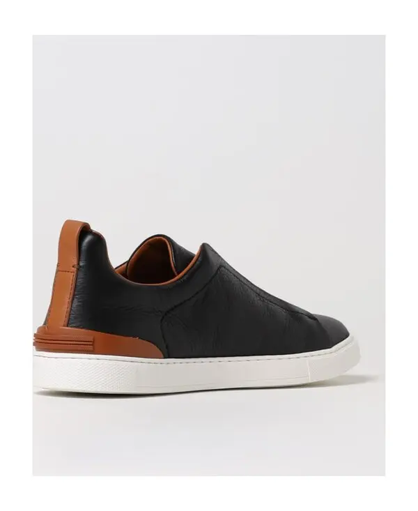 Zegna Round Head Low-cut Casual Sneakers