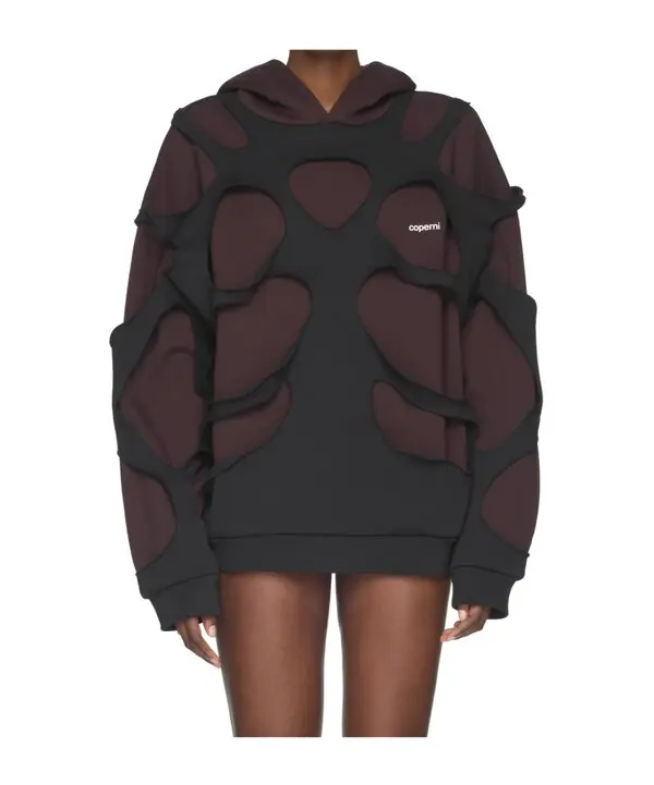 Coperni Logo Cutout Hooded Sweatshirt