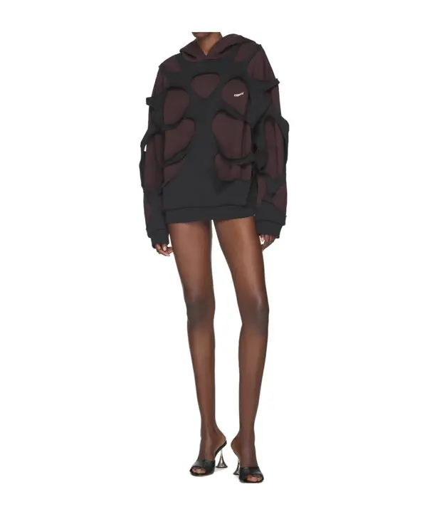 Coperni Logo Cutout Hooded Sweatshirt