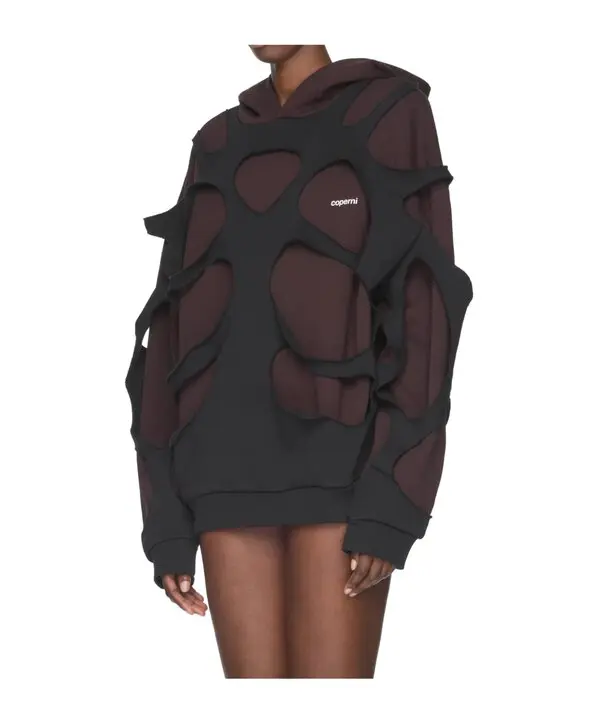 Coperni Logo Cutout Hooded Sweatshirt