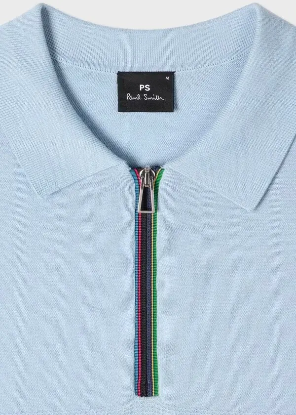 Paul Smith Sports Stripe' Zip Neck Polo Shirt