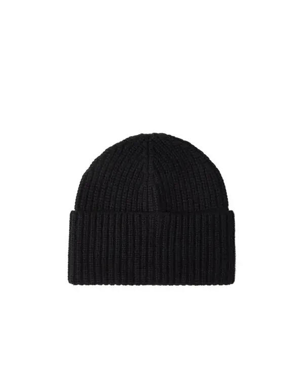 Brunello Cucinelli Cashmere Beanie - Black