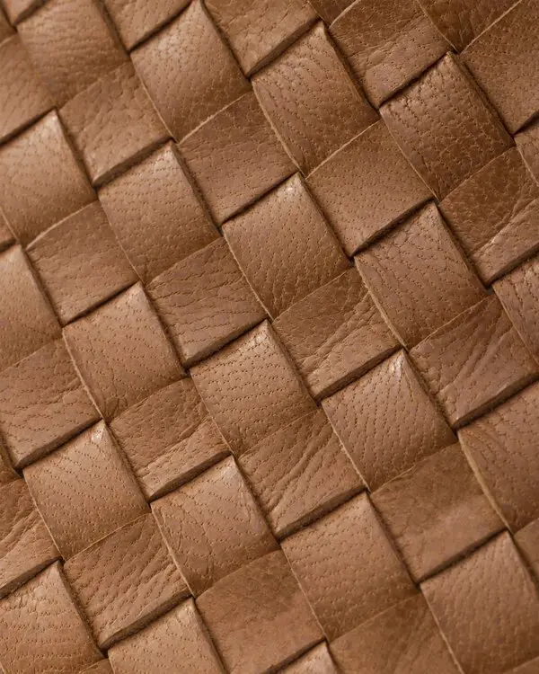 Prada Woven Leather Tote Bag