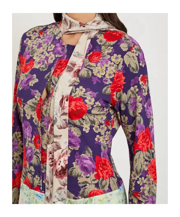 Acne Studios Dalmati Floral-print Crepe Midi Dress