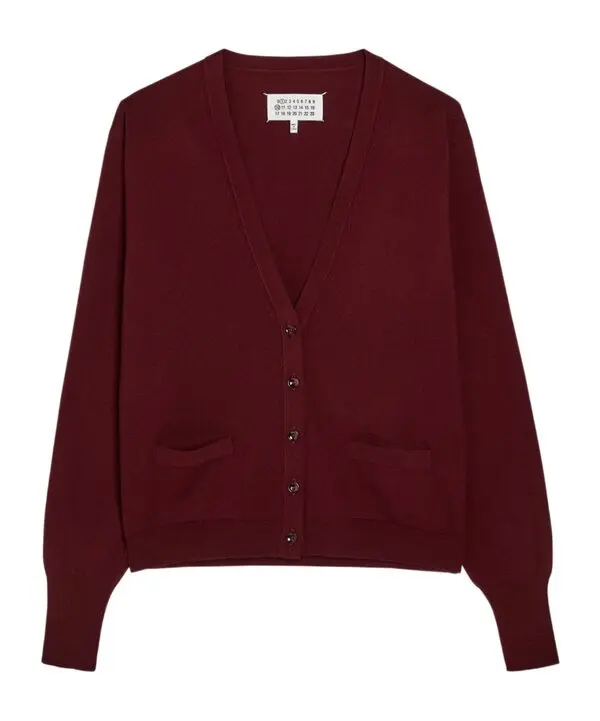 MAISON MARGIELA V-neck Wool Cardigan
