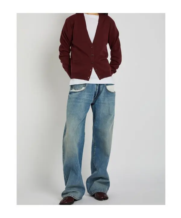 MAISON MARGIELA V-neck Wool Cardigan