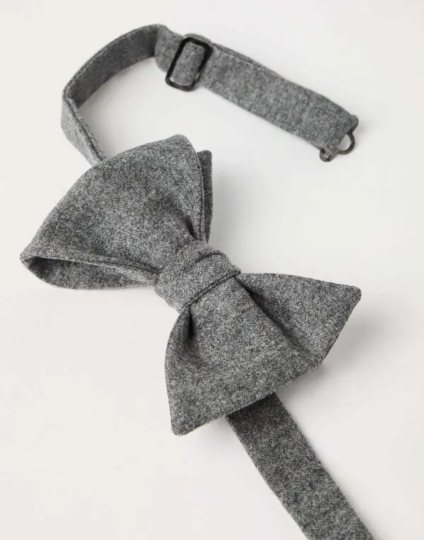 Brunello Cucinelli Flannel Bow Tie