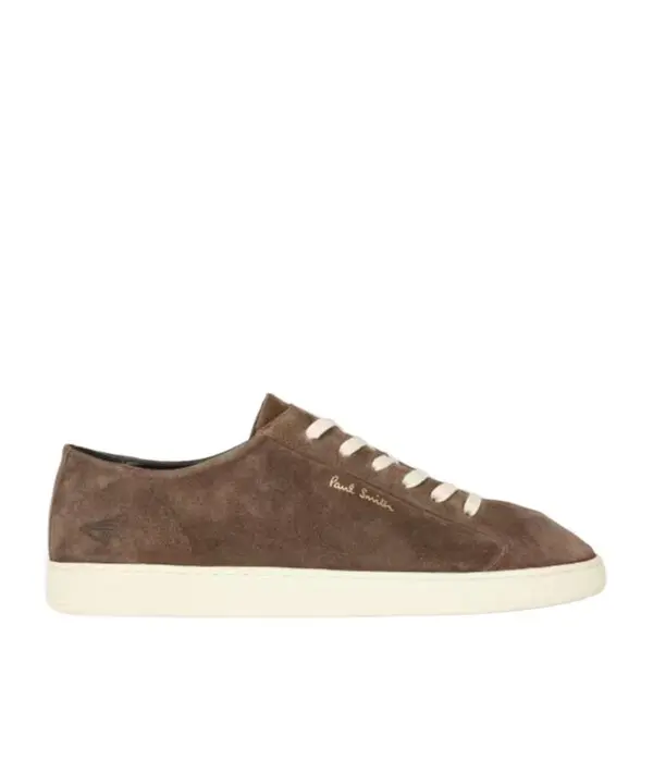 Paul Smith Dark Taupe Suede Tripp Trainers - Dark Brown