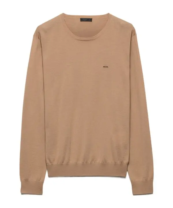 Prada Superfine Wool Crew-neck Sweater
