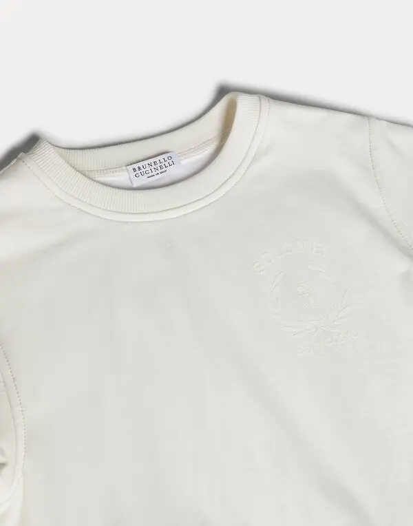 Brunello Cucinelli Logo Detail Sweatshirt - White