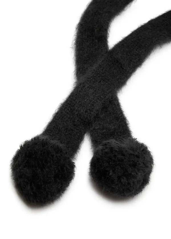 Acne Studios Pom-pom Brushed Mohair-blend Hood