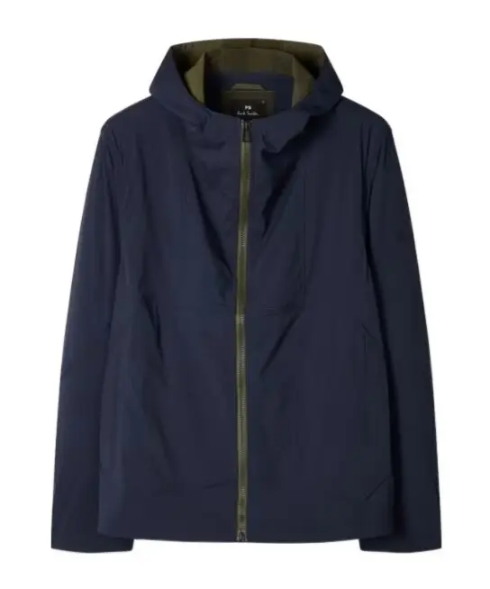 Paul Smith Festival Hooded Jacket - Navy Blue