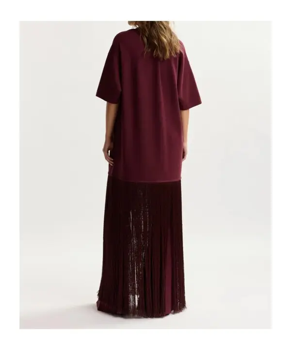 Essentiel Antwerp Fringed Hem Mini Dress