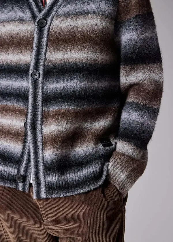 Paul Smith Striped V-neck Cardigan