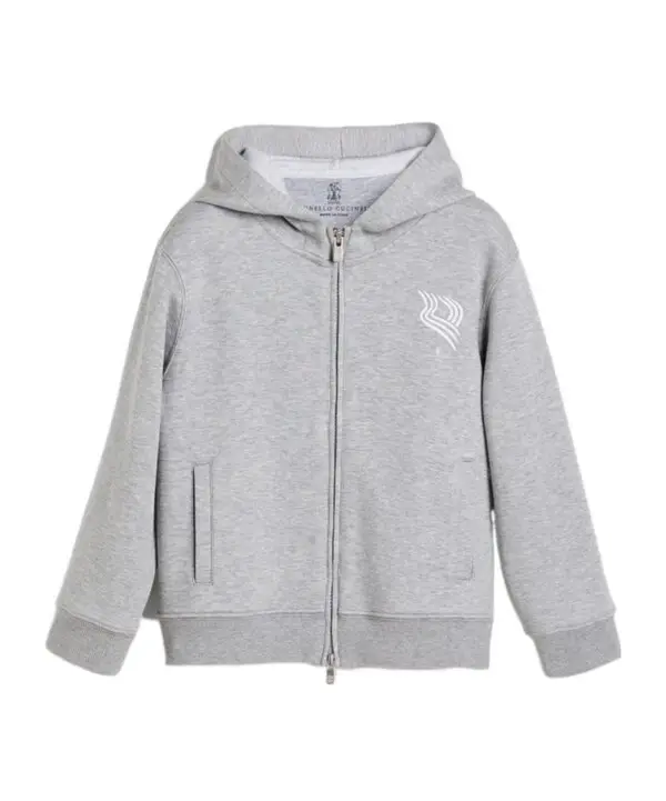 Brunello Cucinelli Front-detail Zip-up Sweatshirt