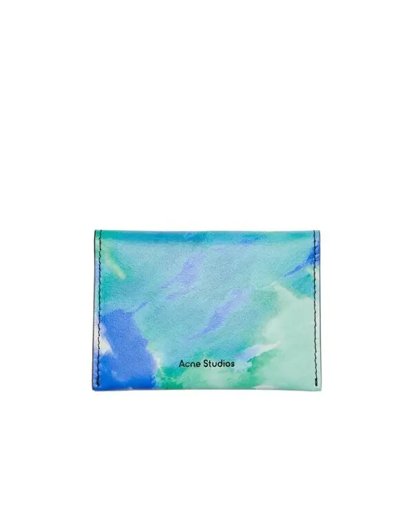 Acne Studios Abstract-print Bi-fold Wallet