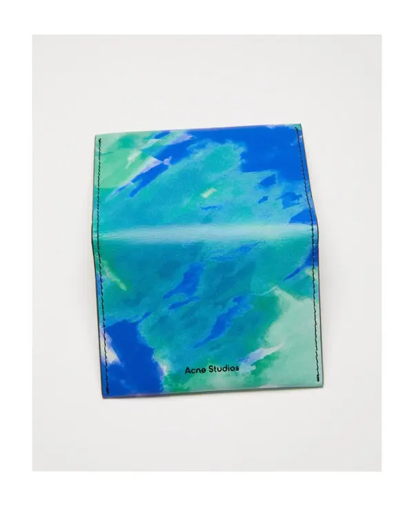 Acne Studios Abstract-print Bi-fold Wallet