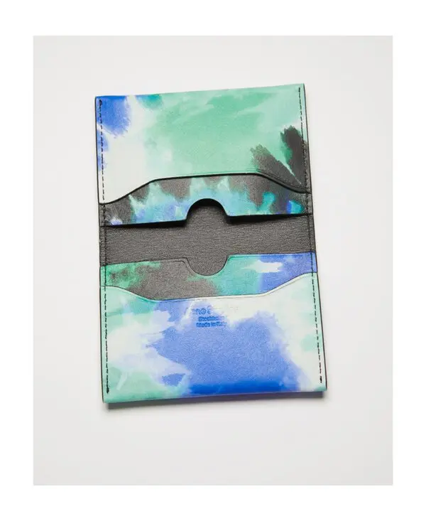 Acne Studios Abstract-print Bi-fold Wallet