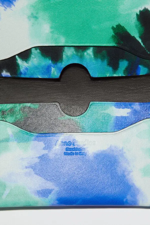 Acne Studios Abstract-print Bi-fold Wallet