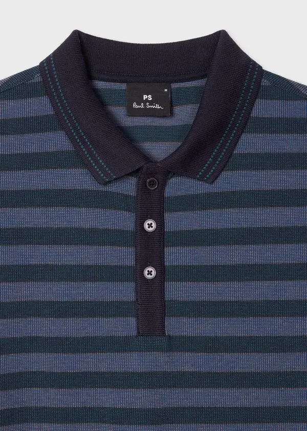Paul Smith Striped Short-sleeved Polo Shirt