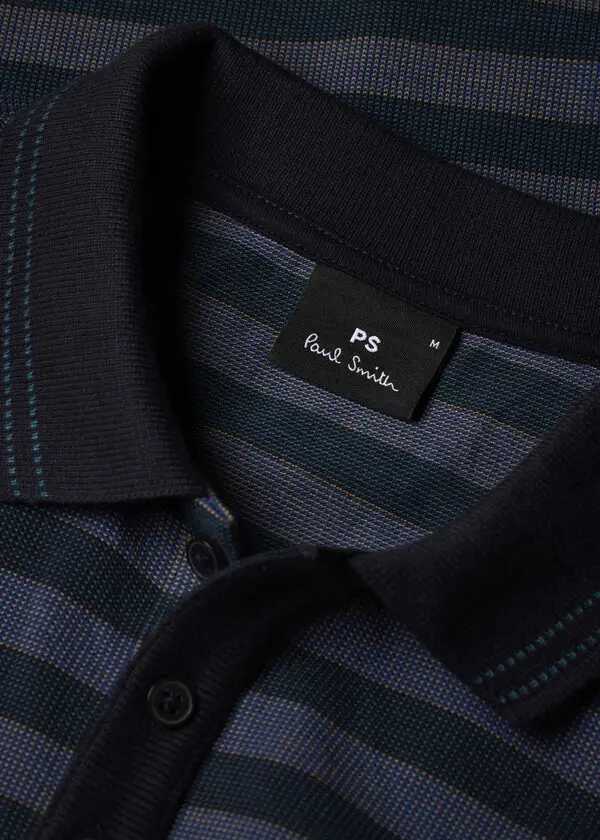 Paul Smith Striped Short-sleeved Polo Shirt