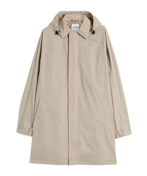 Aspesi Detachable Hood Raincoat