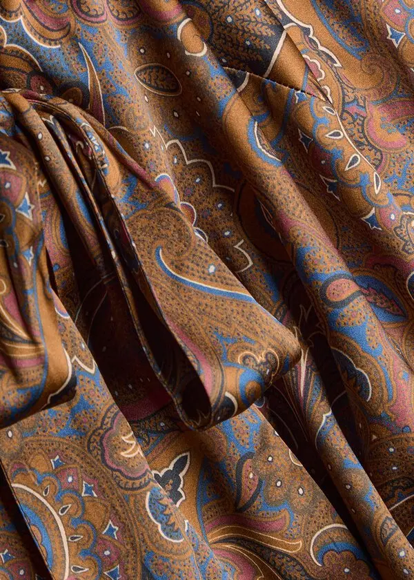Veronica Beard Francine Printed Silk-blend Blouse