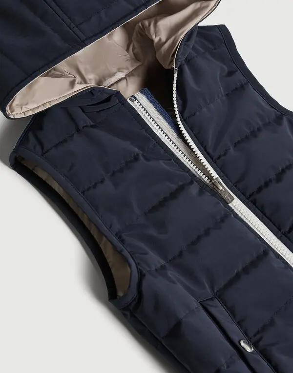 Brunello Cucinelli Quilted Hooded Gilet