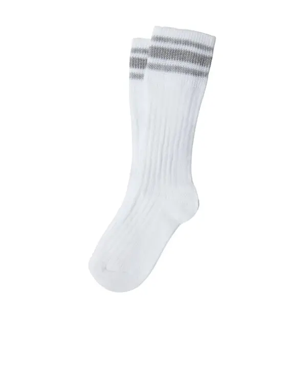 Brunello Cucinelli Striped Ribbed Socks