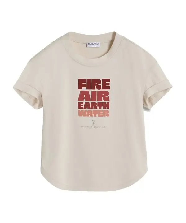 Brunello Cucinelli Printed Cotton T-shirt
