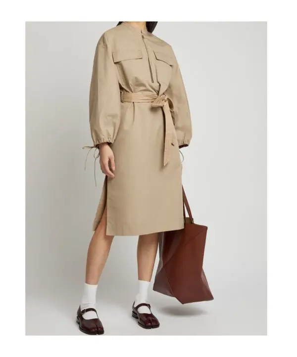 Moncler Nylon Midi Dress