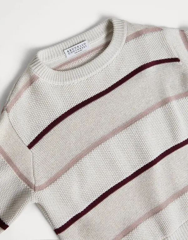 Brunello Cucinelli Striped Cotton Sweater