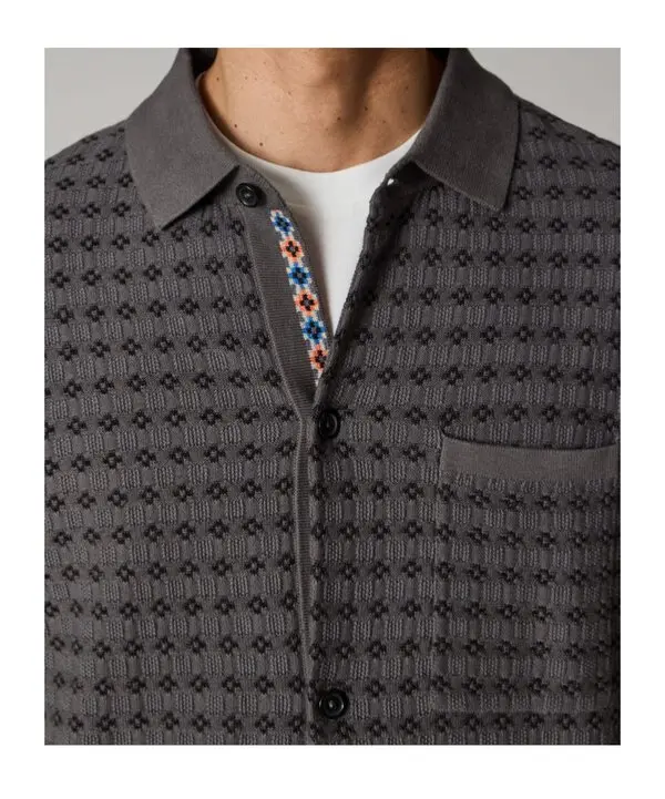 Paul Smith Patterned Knitted Shirt