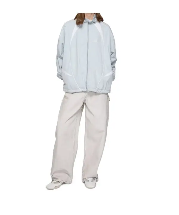 Acne Studios Logo Embroidered Zip-up Jacket