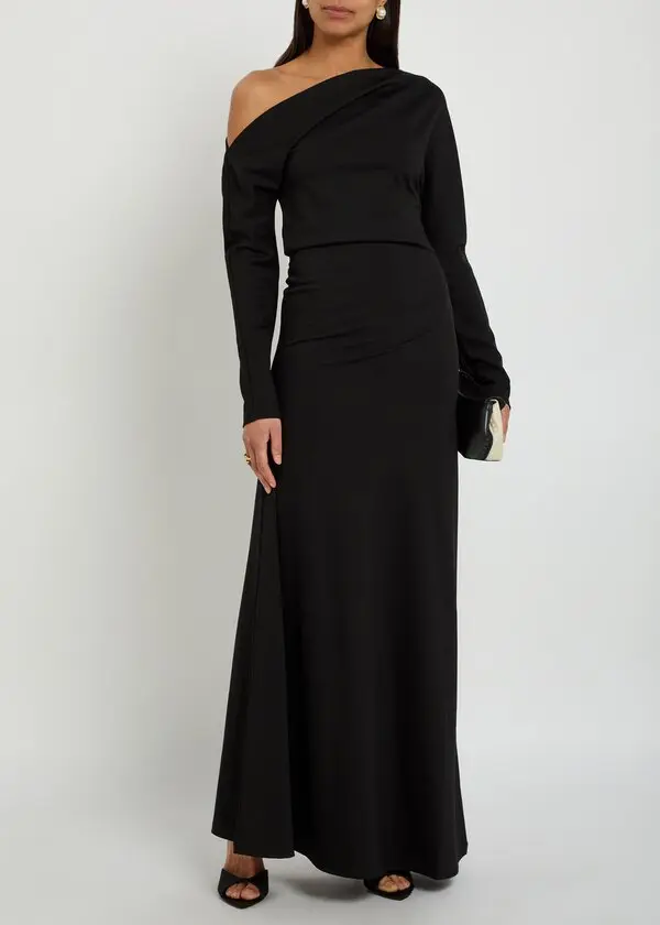 RÓHE Twisted Jersey Maxi Dress