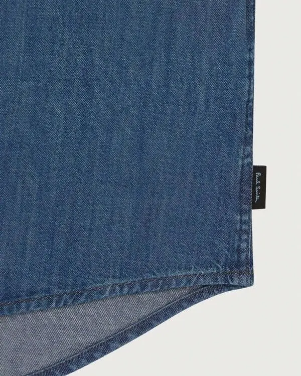 Paul Smith Button-down Long-sleeved Denim Shirt