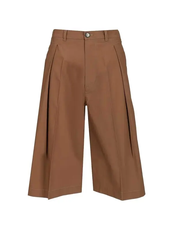 Barena Venezia Amado Vion Pleated Bermuda Shorts