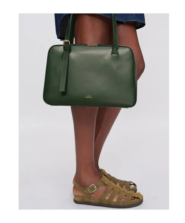 A.p.c. Virginie Logo Printed Crossbody Bag
