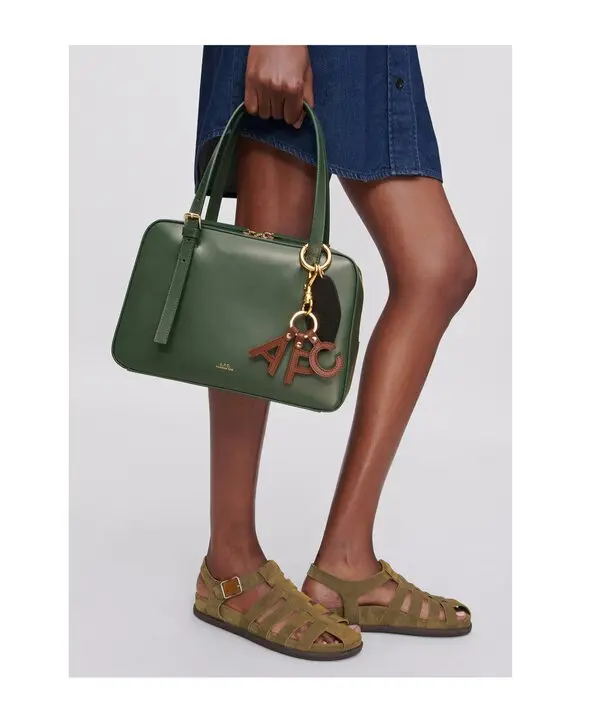 A.p.c. Virginie Logo Printed Crossbody Bag