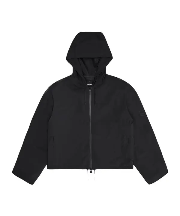 Rains Suva Hardshell Short String Jacket - Black