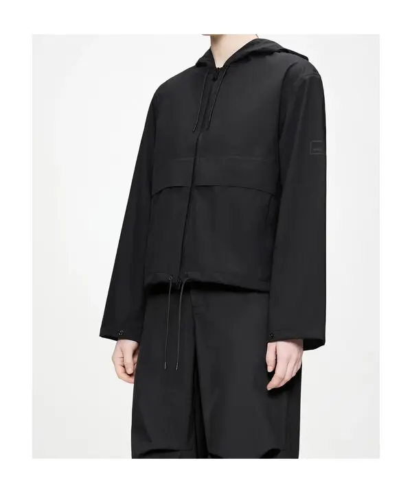 Rains Suva Hardshell Short String Jacket - Black