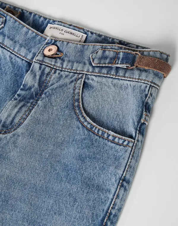 Brunello Cucinelli Monili Chain Mid-rise Straight-leg Jeans