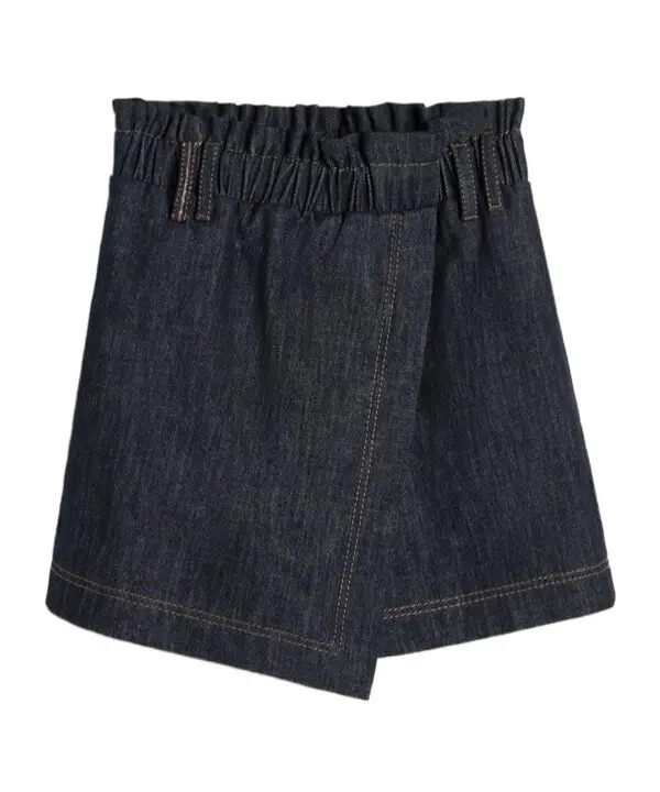 Brunello Cucinelli Asymmetric Mini Skirt
