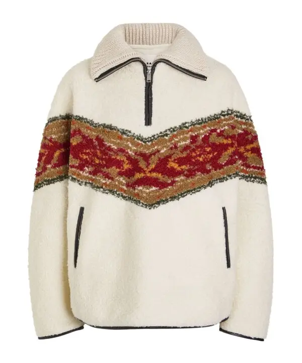 Isabel Marant Étoile Marner Jacquard Bouclé Sweatshirt