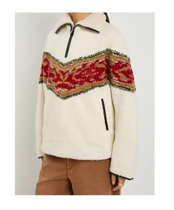 Isabel Marant Étoile Marner Jacquard Bouclé Sweatshirt
