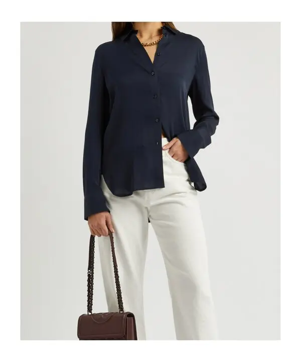 Vince Stretch-silk Shirt