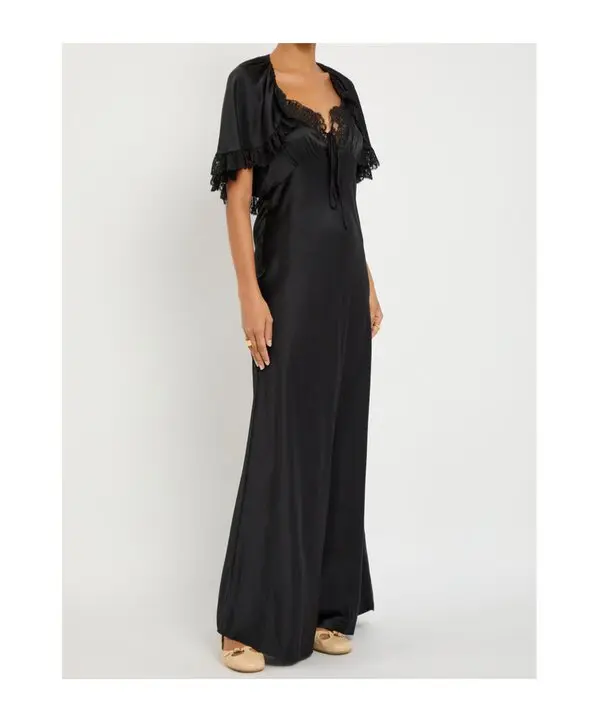 Chloé Cape-effect Silk Gown