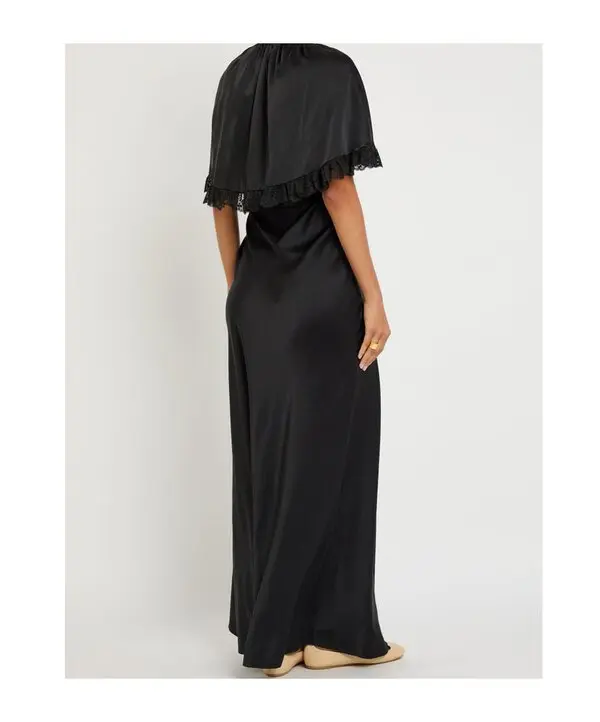 Chloé Cape-effect Silk Gown