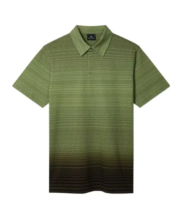 Paul Smith Striped Regular-fit Polo Shirt - Green